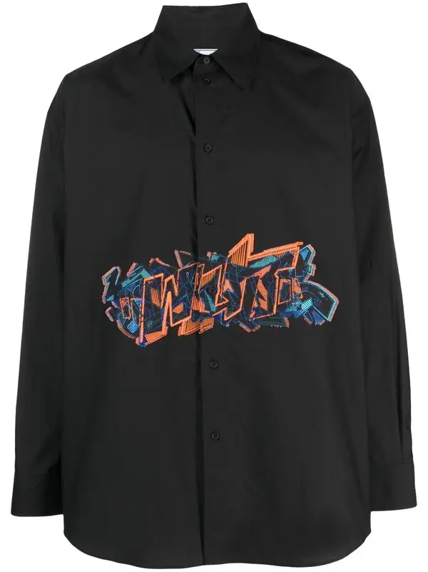Off-White Graf Coupe' Long-sleeved Shirt - Black