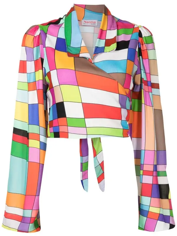 AMIR SLAMA Graphic-print Blouse
