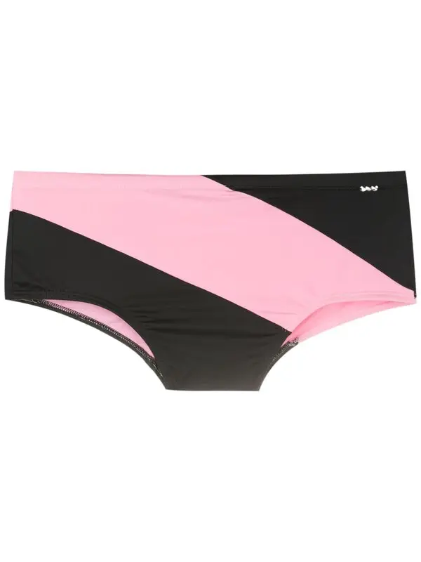 AMIR SLAMA Panelled Swim Trunks - Black