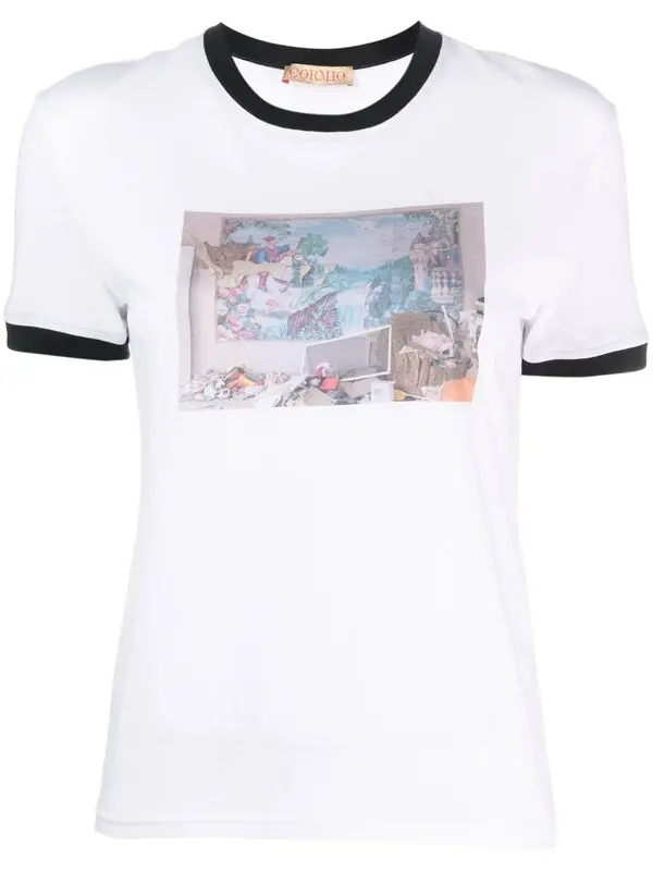 CORMIO Printed Cotton T-shirt