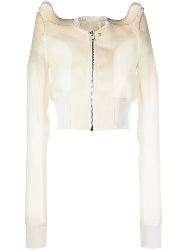 Rick Owens Cropped Zip-up Jacket