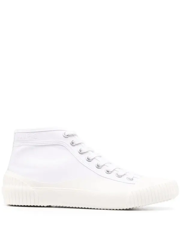 A.p.c. Iggy Canvas High-top Sneakers - White