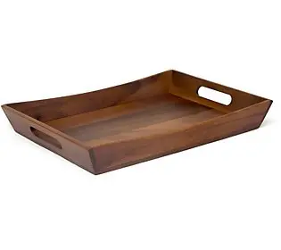LIPPER Acacia Curved Serving Tray