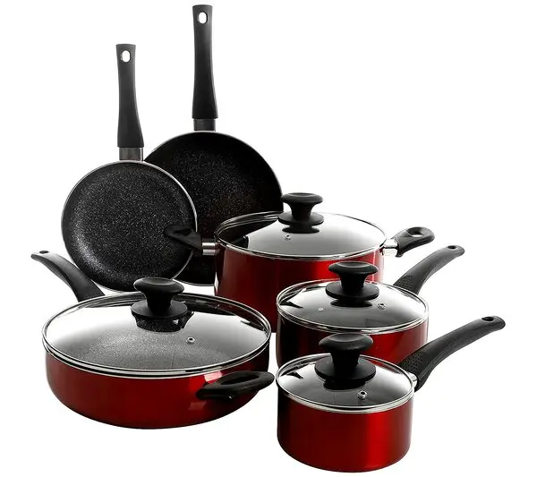 OSTER Merrion 10 Piece Nonstick Aluminum Cookwa Re Set