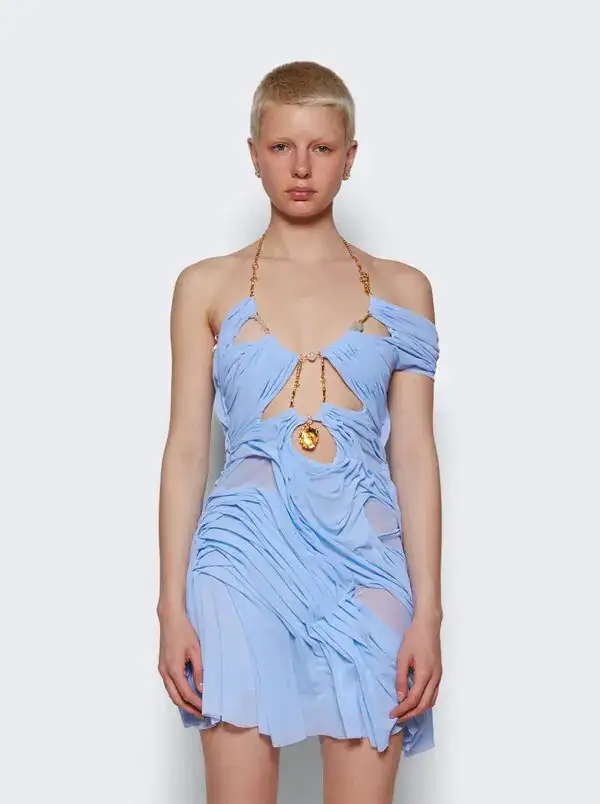 gold wet look di petsa dress Pink Venus Wetlook Dress – Di Petsa main image 1