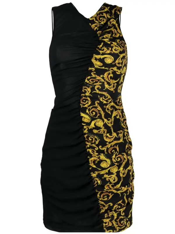 Versace Sketch Couture-print Mini Dress
