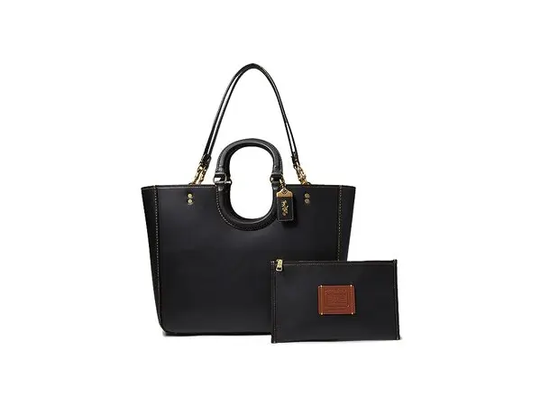 Coach Glovetanned Leather Rae Tote - Black | Editorialist