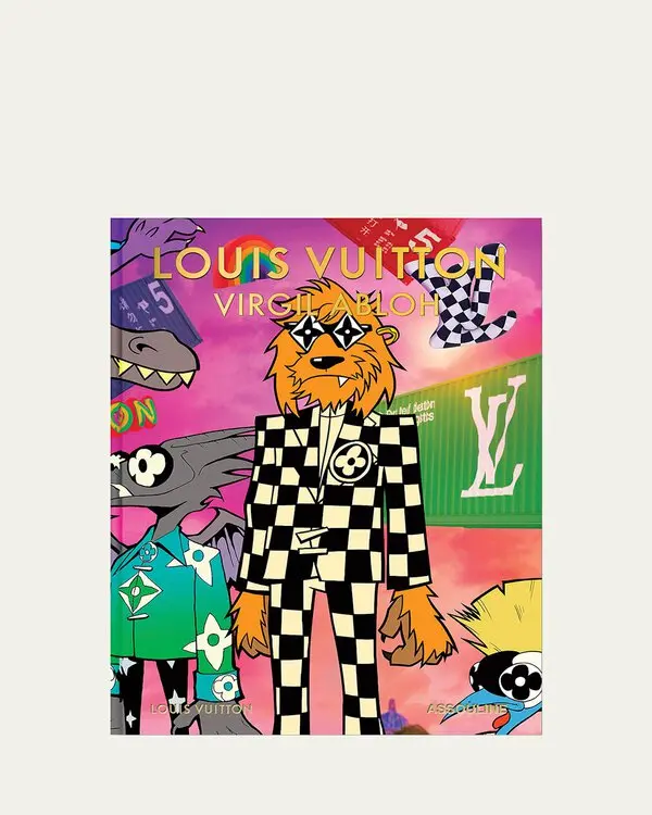 Assouline Louis Vuitton: Virgil Abloh" Classic Cartoon Cover Book Anders Christian Madsen - One-color