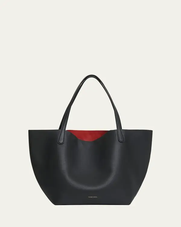 MANSUR GAVRIEL Everyday Soft Leather Tote Bag - Black Flamma