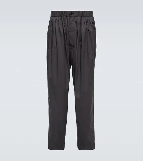 LEMAIRE Pleated Cotton Pants