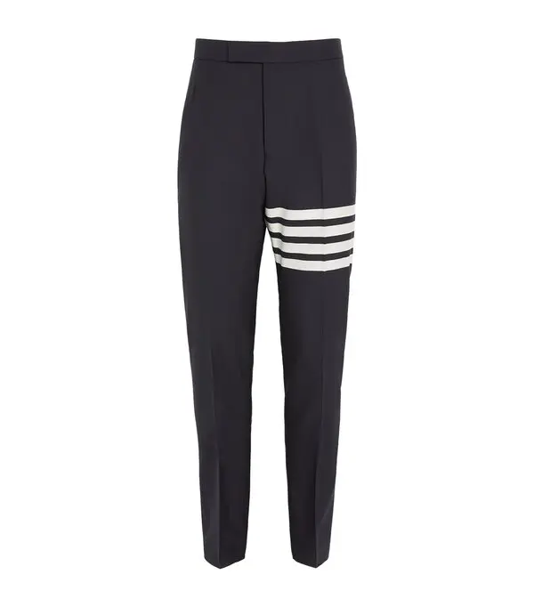 Thom Browne Wool Tailored Trousers - Navy
