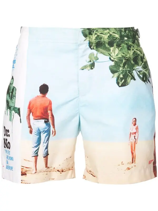Orlebar Brown Bulldog Printed Swim Shorts - Multicolour