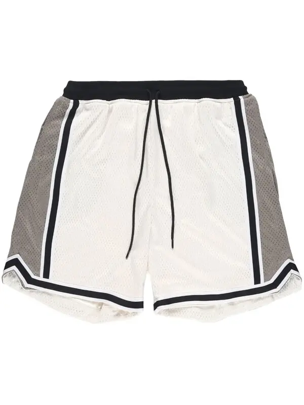 John Elliott Stripe-trim Shorts - White