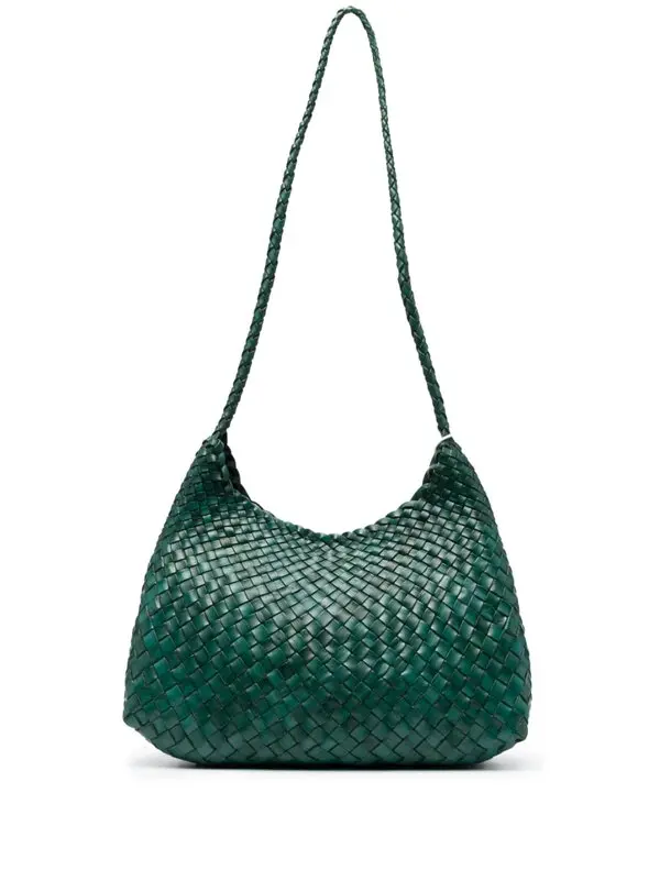 Dragon Diffusion Santa Croce Leather Shoulder Bag - Green