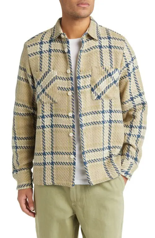 WAX LONDON Whiting Plaid Button-up Overshirt