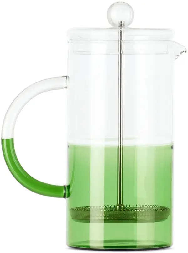 Fazeek Green Two Tone French Press - Clear/Green | Editorialist