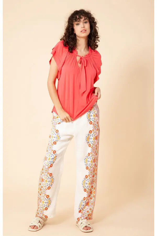 Hale Bob Iara Jersey Top - Pink