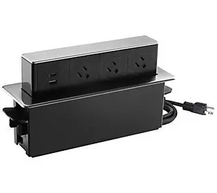 LINK2HOME Space Saver Horizontal Pop Up Outlet /usb