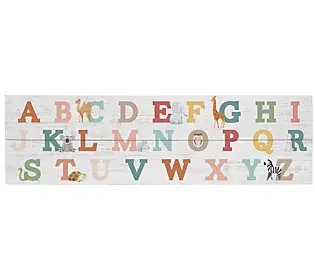 SINCERE SURROUNDINGS 24' Alphabet Vintage Palle T Board