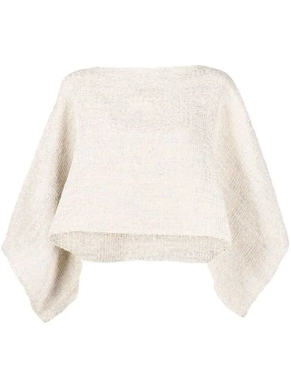 Voz Cape-style Jumper - Neutrals