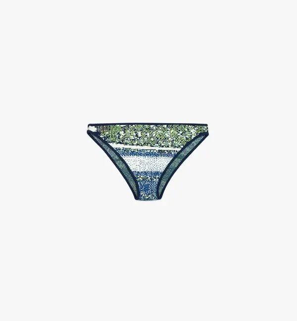 Mcm Meta Ocean Jacquard Bikini Bottom - Multi | Editorialist