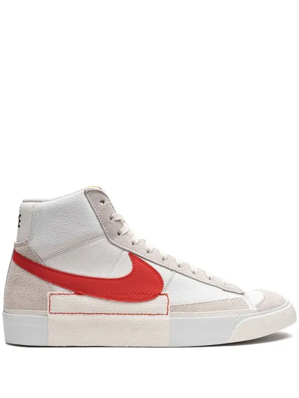 Nike Blazer Mid 77 Remastered Pro Club Sneakers - White