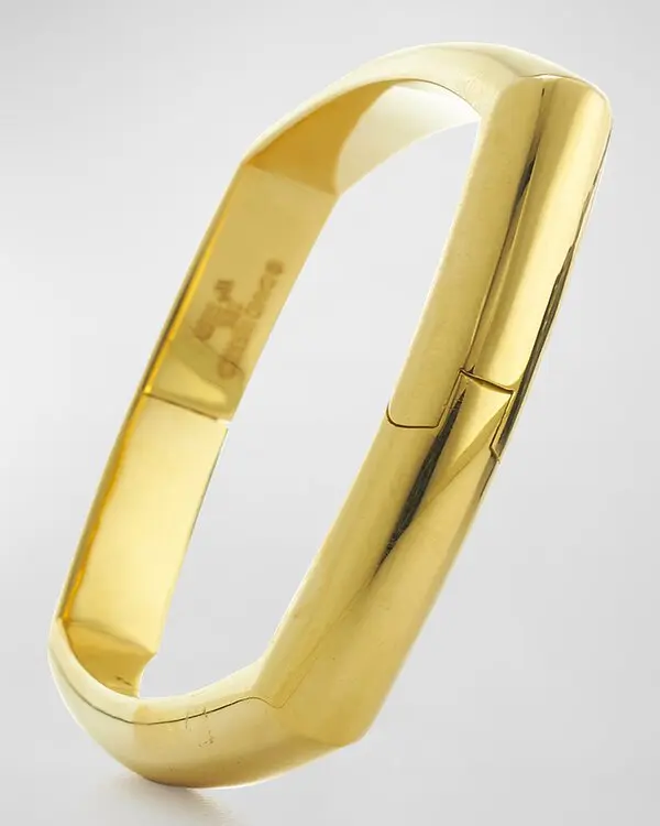 David Webb 18k Yellow Gold And Platinum Quad Bangle