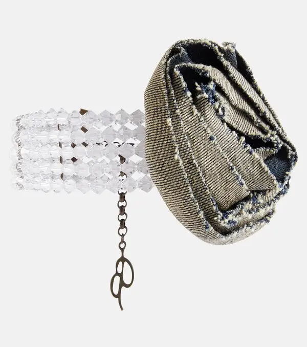 Blumarine Corsage Embellished Choker
