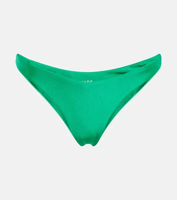 Jade Swim Vera Low-rise Bikini Bottom - Green