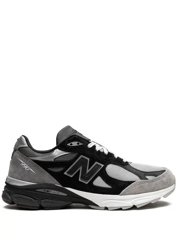 NEW BALANCE 990v3 Dtlr Greyscale Sneakers - Black