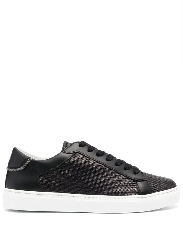 Fabiana Filippi Round-toe Low-top Sneakers - Black