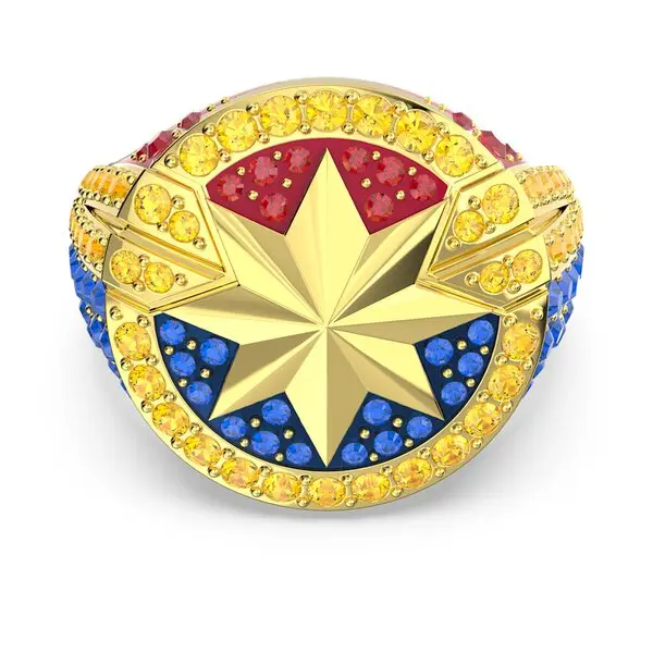 SWAROVSKI Marvel Captain Marvel Ring - Multicolored | Editorialist