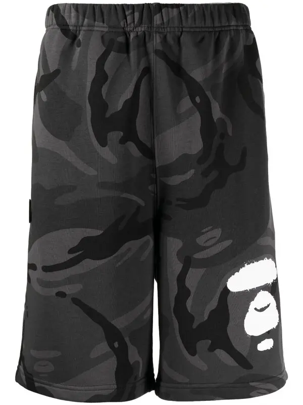 AAPE BY *A BATHING APE® Camouflage-print Bermuda Shorts
