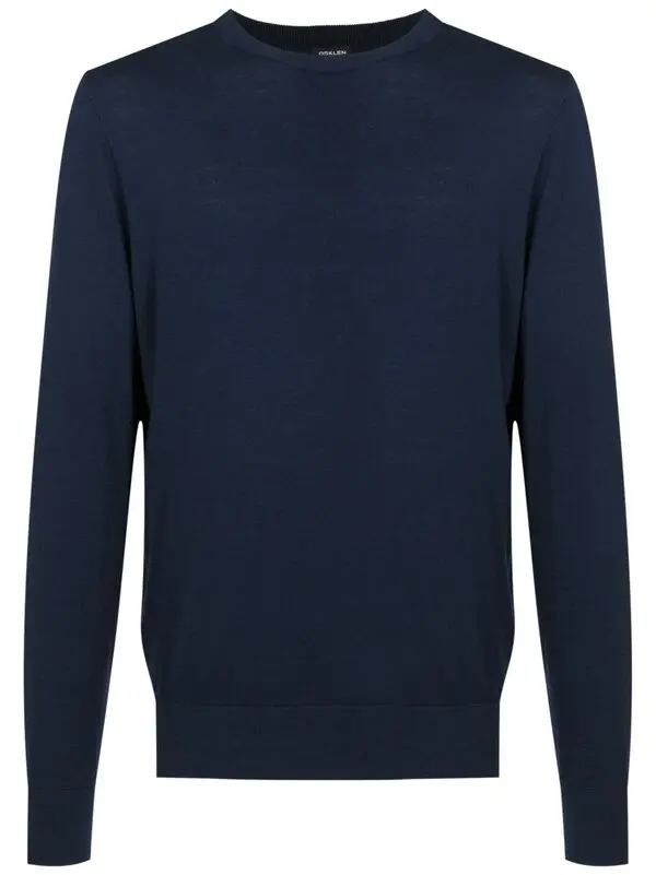 OSKLEN Fine-knit Cotton Jumper - Blue