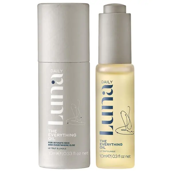 LUNA DAILY The Mini Everywhere Oil For Ingrowns, Redness + Bumps With Rosehip Oil, Vitamins C & E