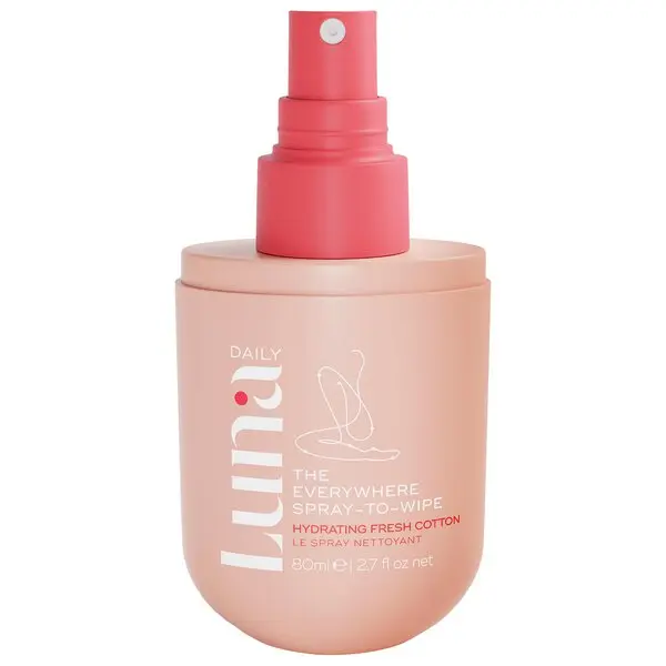 LUNA DAILY The Everywhere Spray-to-wipe Hydrating With Prebiotics, Vitamins And Omegas For Dry Skin