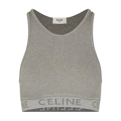 Celine Mesh Sports Bra Light_grey Editorialist