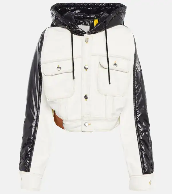 Moncler X Alicia Keys Flushing Denim Jacket - White | Editorialist