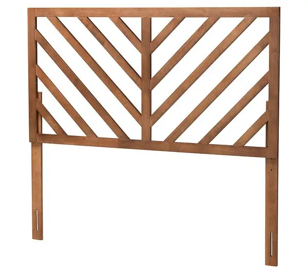 BAXTON STUDIO Belisma Ash Walnut Finished Wood King Oard