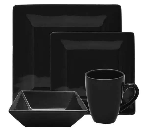 10 STRAWBERRY STREET Nova 16-pc Square Dinnerwa Re Set