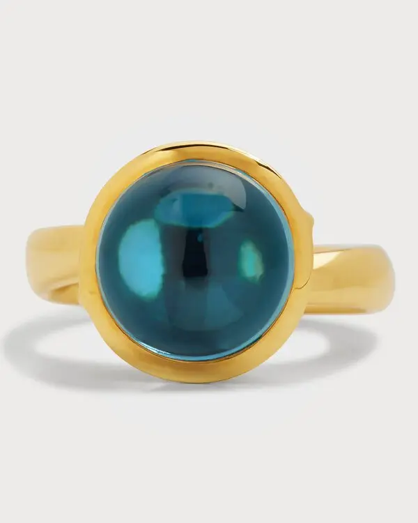 Tamara Comolli Bouton Swiss Blue Ring