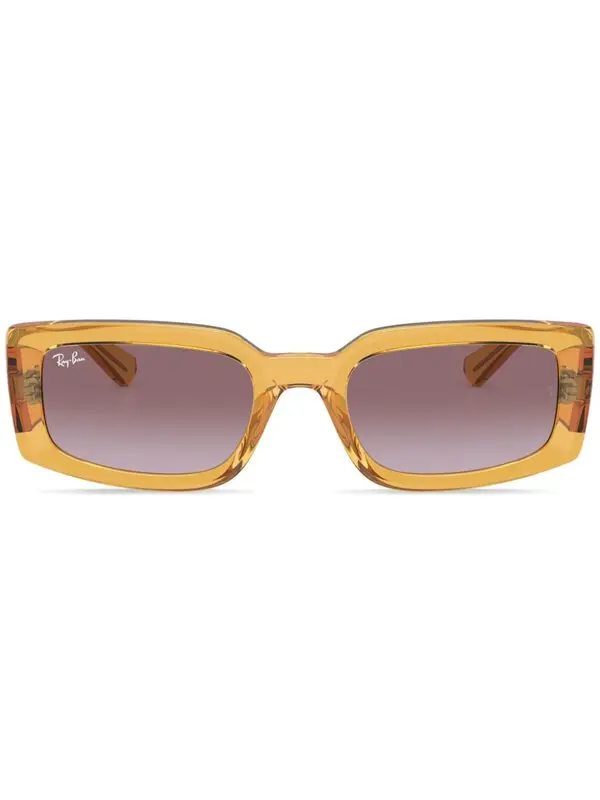Ray-ban Iliane Bio-based Rectangle Sunglasses - Yellow