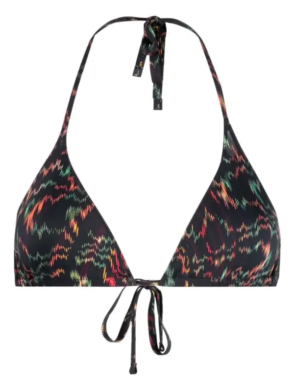 Paul Smith Swirl-print Bikini Top