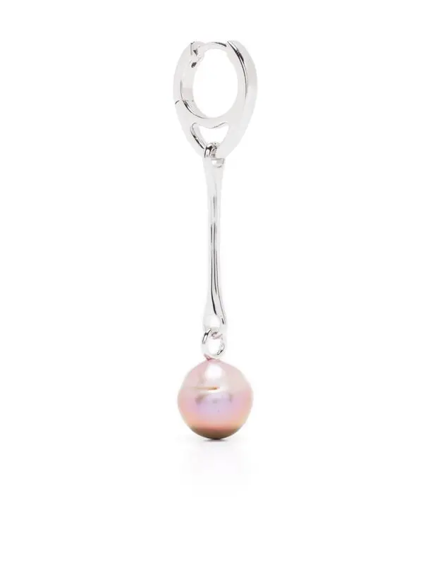 MARIA BLACK Squash Single Drop Earring - Silver