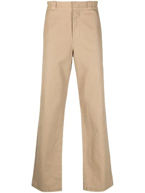 Aspesi High-waisted Straight-leg Trousers