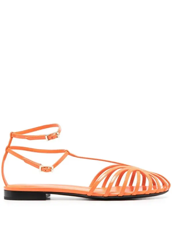 ALEVI MILANO Strappy Flat Sandals - Orange