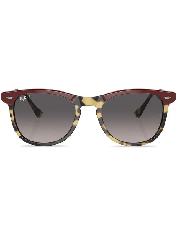 Ray-ban Eagle Eye Round-frame Sunglasses - Red