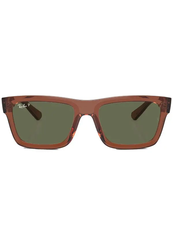 Ray-ban Warren Bio-based Square-frame Sunglasses - Brown