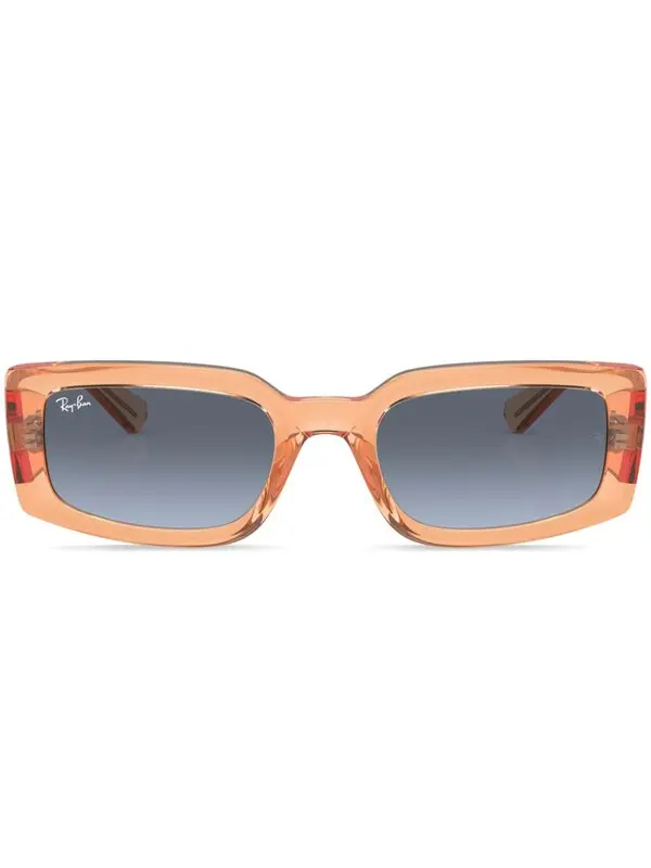 Ray-ban Rectangle-frame Sunglasses - Orange