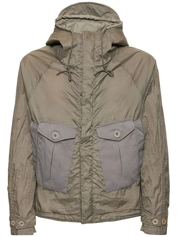 Buy TEN C Tempest Combo Anorak Jacket - Light Grey At 50% Off ...